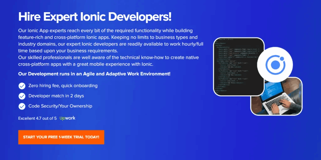 Hire Ionic App Developers | Ionic App Development Company