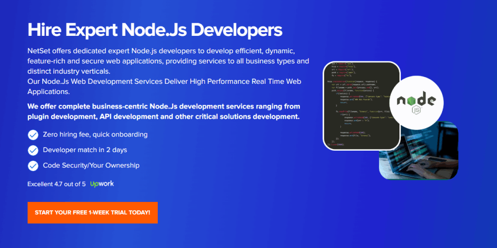 Hire Nodejs Developers | Nodejs Development Company