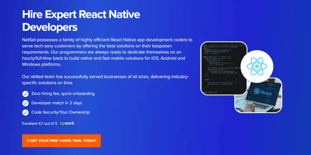 Hire React Native Developers India | React Native Development