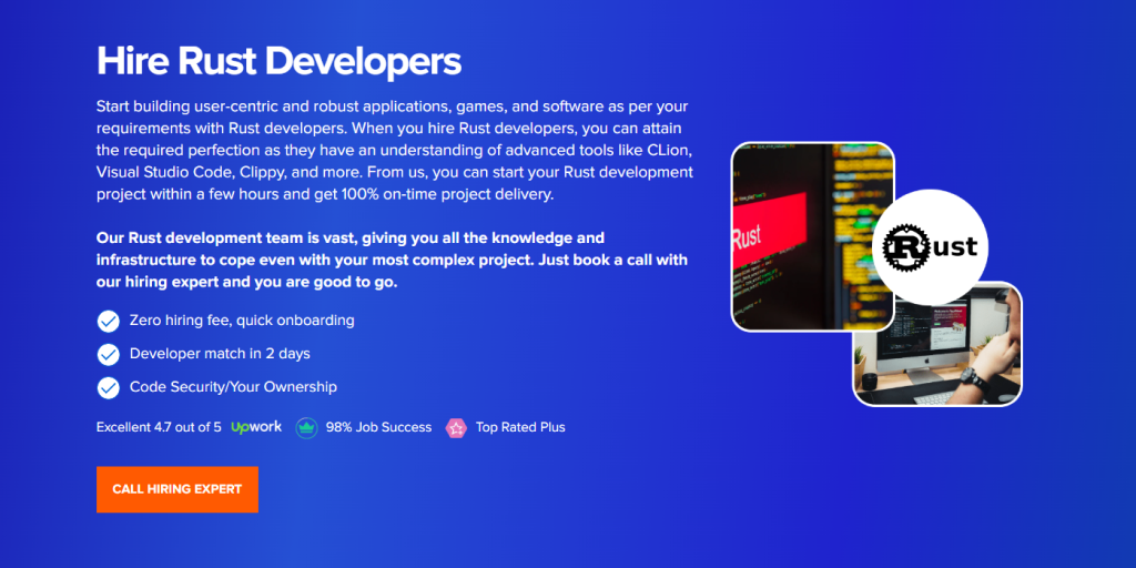 Hire Rust developers | Rust Development Services - Netset Software